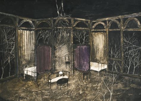 Czech Set Design For Anton Chekhovs Three Sisters By Otakar Schindler
