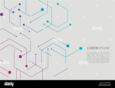 Science Network Pattern Connecting Lines And Dots On Simple Background Stock Vector Image And Art