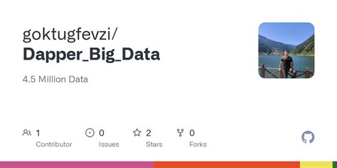 Github Goktugfevzidapperbigdata 45 Million Data