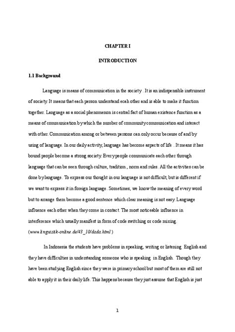 Doc Code Switching And Code Mixing