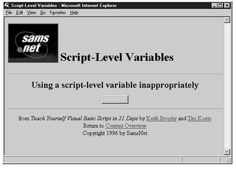 Day 4 Creating Variables In Vbscript