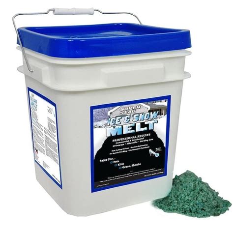50 Lbs Fast Acting Calcium Chloride Ice Melt In The Ice Melt