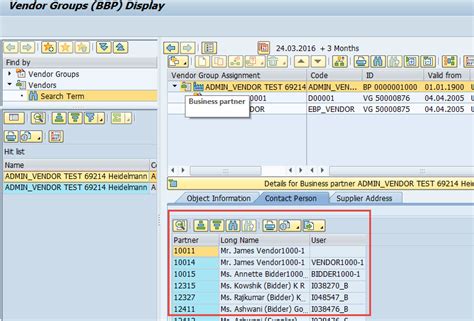 Solved Relationship Between Vendor Code And Srm User Id Sap Community