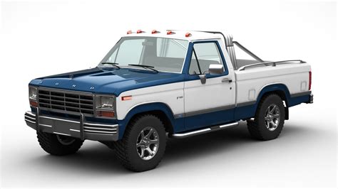 Ford Ranger F150 3d Model Turbosquid 2010789