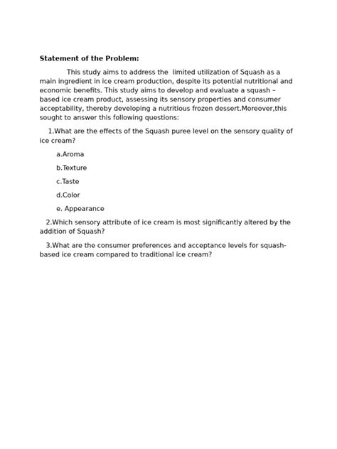 Research Statement Of The Problem Pdf
