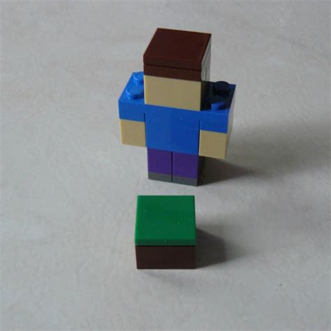 Lego Moc Steve By Tinwetar Rebrickable Build With Lego