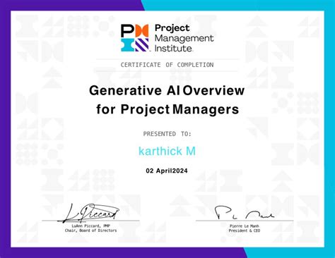 Karthick Mohan On Linkedin The Visibility Toward Gen Ai In Project Management Is Clear