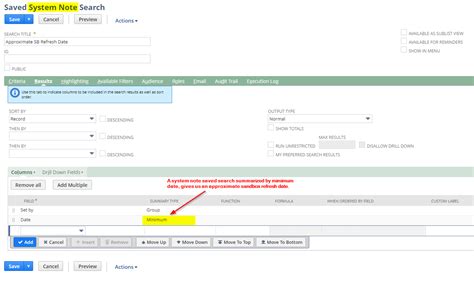 Tip Easy Way To Expose Sandbox Refresh Date To All Users Netsuite