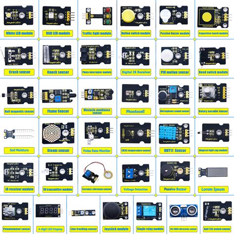 NEW Keyestudio 37 In 1 Sensor Kit Upgrade V3 0 Gift Box For Arduino Starter Kit W 37 Projects