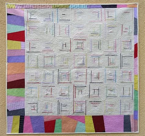 Linear Code Quilt Quilts Log Cabin Quilts Modern Quilts