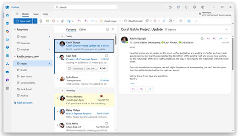 Accessibility And Usability Improvements In The New Outlook For Windows