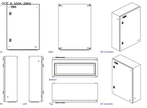 Typical ABB SMDB Panel Incomer Up To 100A Outgoing 6x Up To 100A 25KA Panels And Parts Shopping