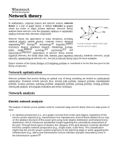 Network Theory Pdf