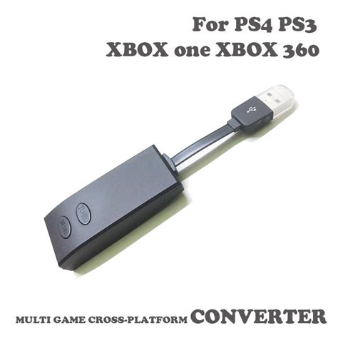 Game Controller Adapter For PS3 PS4 360 PC With Trubo Key Support Vibration Video Game