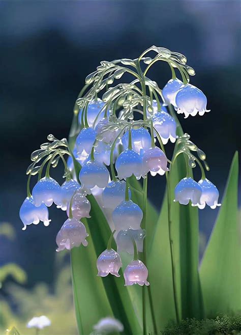 Blue Lily Of The Valley Symbol Of Gratitude And Everlasting Love Artofit