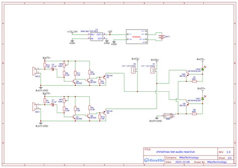 Audio Reactive Led Christmas EasyEDA Open Source Hardware Lab