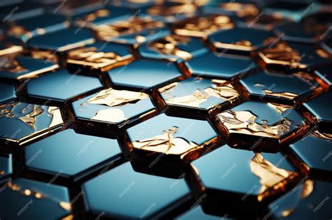 Premium Vector Hexagonal Structure 3d Illustration Premium Vector Hexagonal Structure 3d Illustration