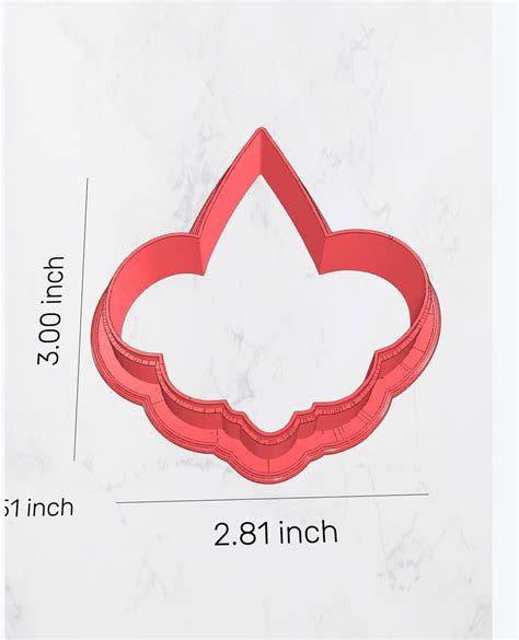 Fleur De Lis Cookie Cutter Etsy