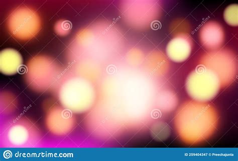 Festival And Party Bokeh Soft Light Abstract Background Vector Eps 10 Stock Illustration