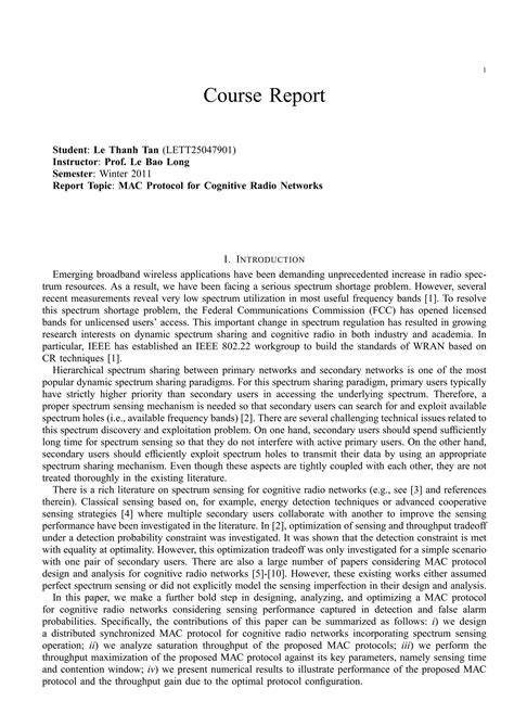 Mac Protocol For Cognitive Radio Networks Pdf