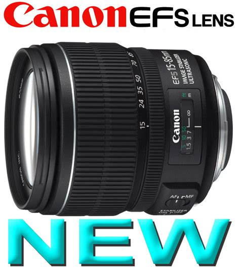 Digital Camera Lenses: Canon EFS Lens 15-85
