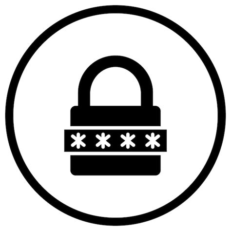premium vector password vector icon design illustration