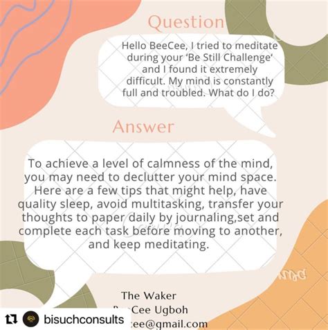 Beecee Ugboh On Linkedin The Mind Is A Working Machine Constantly Ticking Processing And…