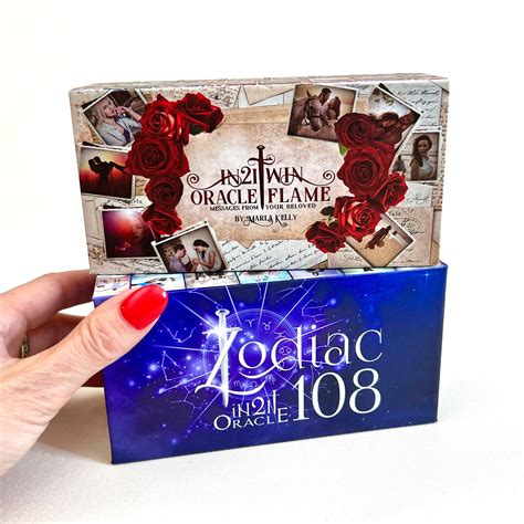 In2it Twin Flame Oracle And Zodiac 108 And Deck Two Deck Bundle Etsy Canada