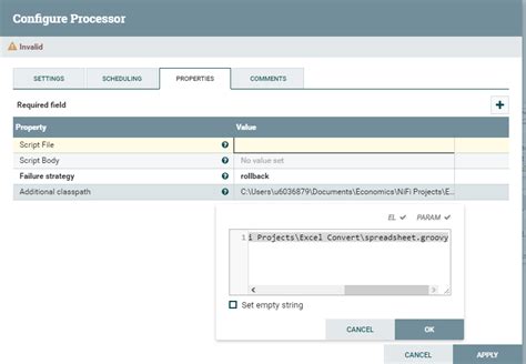 Use Nifi To Process Excel Spreadsheets In Automate Cloudera Community 247529