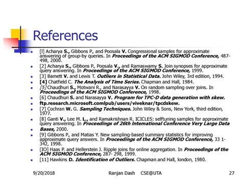 Overcoming Limitations Of Sampling For Aggregation Queries Ppt Download