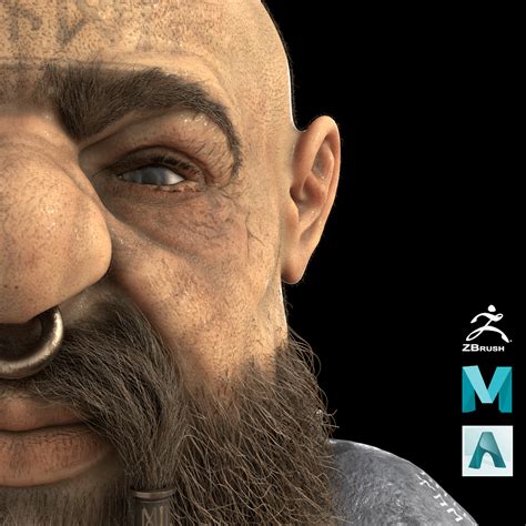 Warriors Dwarf R Maya
