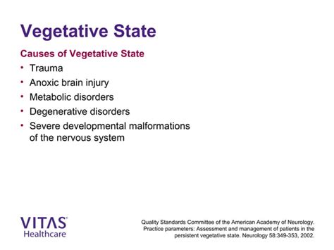 Persistent Vegetative State Ppt