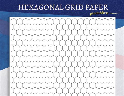 Free Printable Hexagon Graph Paper Printables