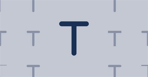 T Icon Font Awesome