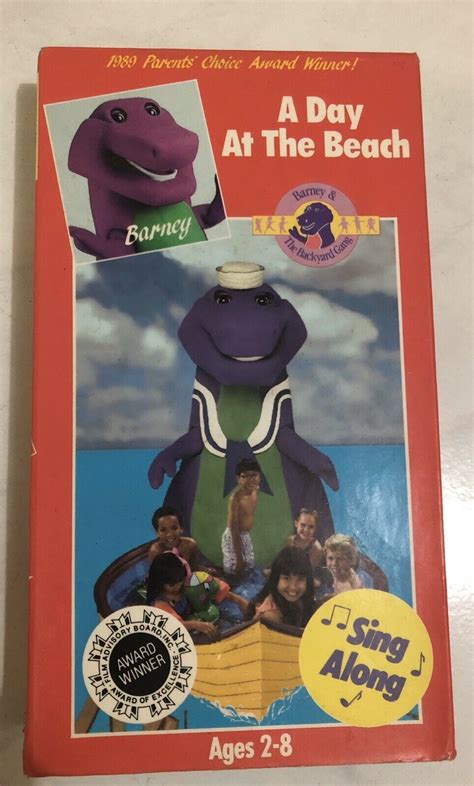 Barney A Day At The Beach Vhs Rare Backyard Gang 19594071