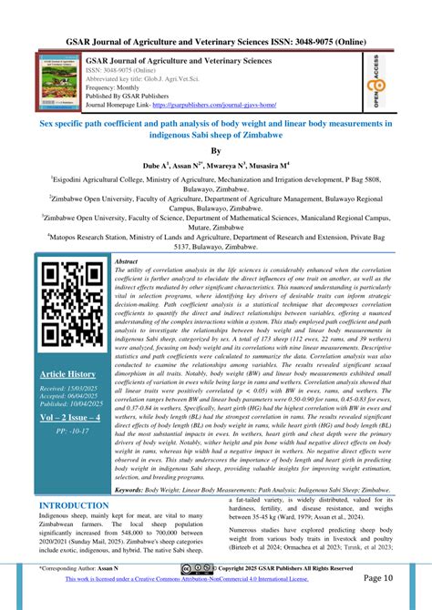Pdf Sex Specific Path Coefficient And Path Analysis Of Body Weight
