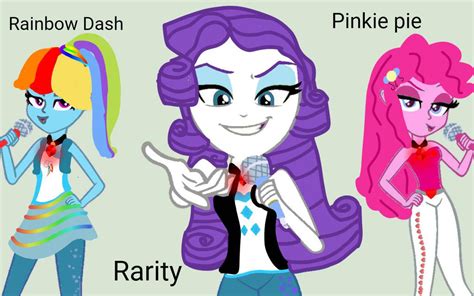 Mlp New Dazzlings By T Whiskers On Deviantart