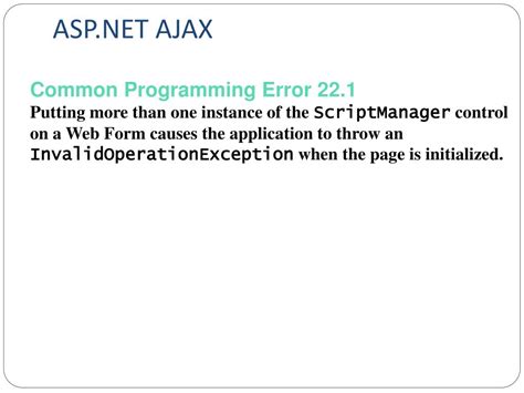 PPT ASP NET AJAX PowerPoint Presentation Free Download ID