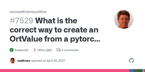 what is the correct way to create an ortvalue from a pytorch tensor on