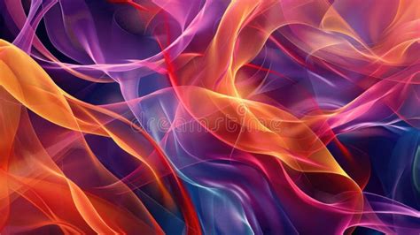 Vibrant Abstract Colorful Swirls Depict Bold Creative Art With Dynamic Swirls In Bright Hues