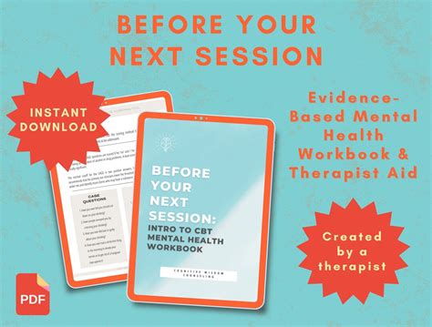 Cbt Worksheets Mental Health Workbook Therapy Worksheets Therapy