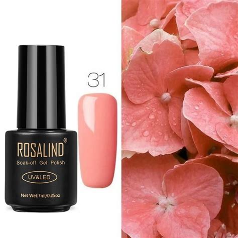 ROSALIND UV LED мини гел лак ml Coral eMAG bg