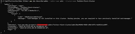 deploying the open telemetry on eks cluster as an adot addon and track