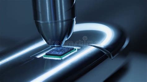 Ai Robotic Arm Assembles Circuit Board Stock Footage Video Of Industrial Engineering 384202796