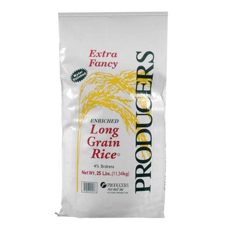 Producers Rice Mill Long Grain Brown Rice 25 Pounds