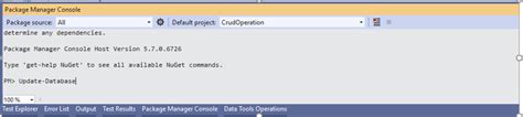 Net Blog By Asif Crud Operation Using Ef60 Code First In Aspnet Mvc