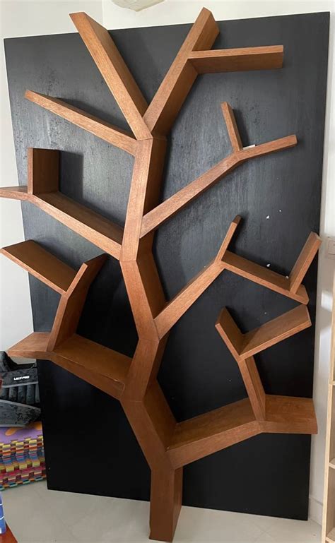 Book Shelf In Tree Shape Furniture Home Living Furniture Shelves Cabinets Racks On Carousell