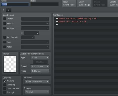 Variable Going Down With Every Step Rpg Maker Forums