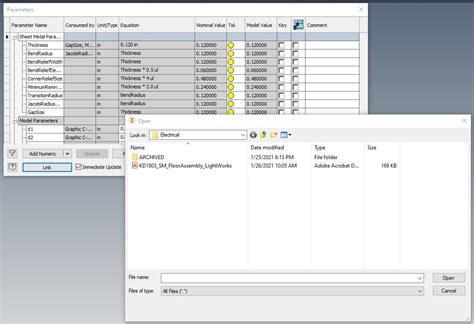 Add Project Locations Box To Link Parameters Dialog Autodesk Community