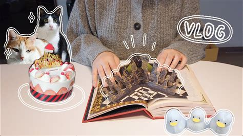 ⚡️해리포터 원서 팝업북 뜯고 집밥 해먹기 ☕️종로 가서 여기저기 돌아다니는 연말 브이로그 일상브이로그 독서브이로그